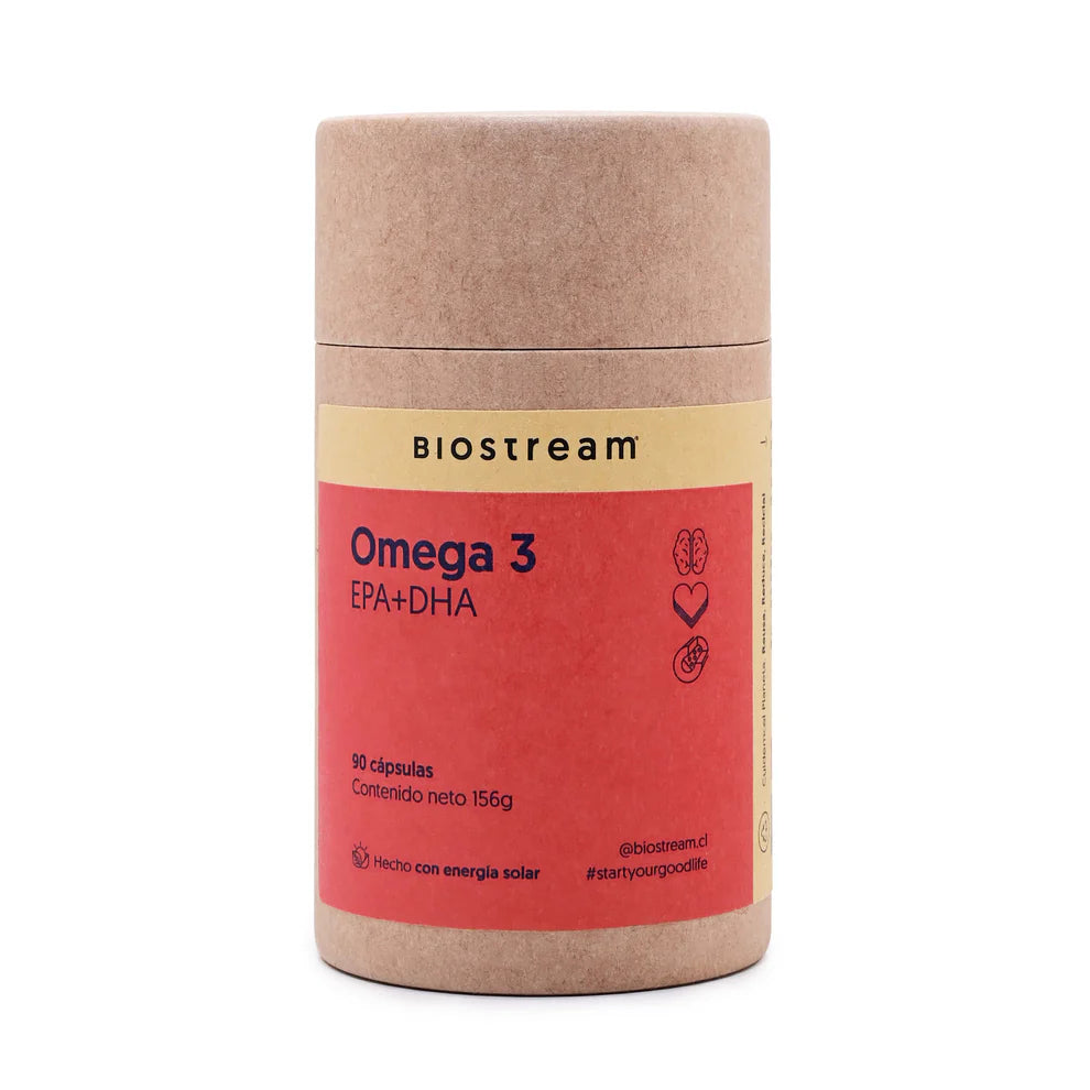 Omega 3 vegano Biostream RPC 60 cápsulas - Rincón Nativo
