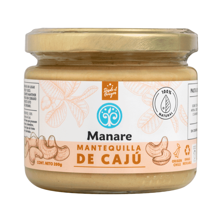 Mantequilla de cajú Manare - Rincón Nativo