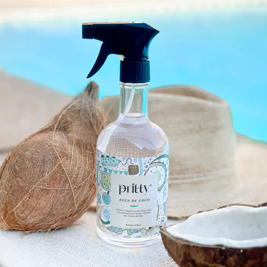 Room Spray Agua de Coco Pritty 375ml - Rincón Nativo