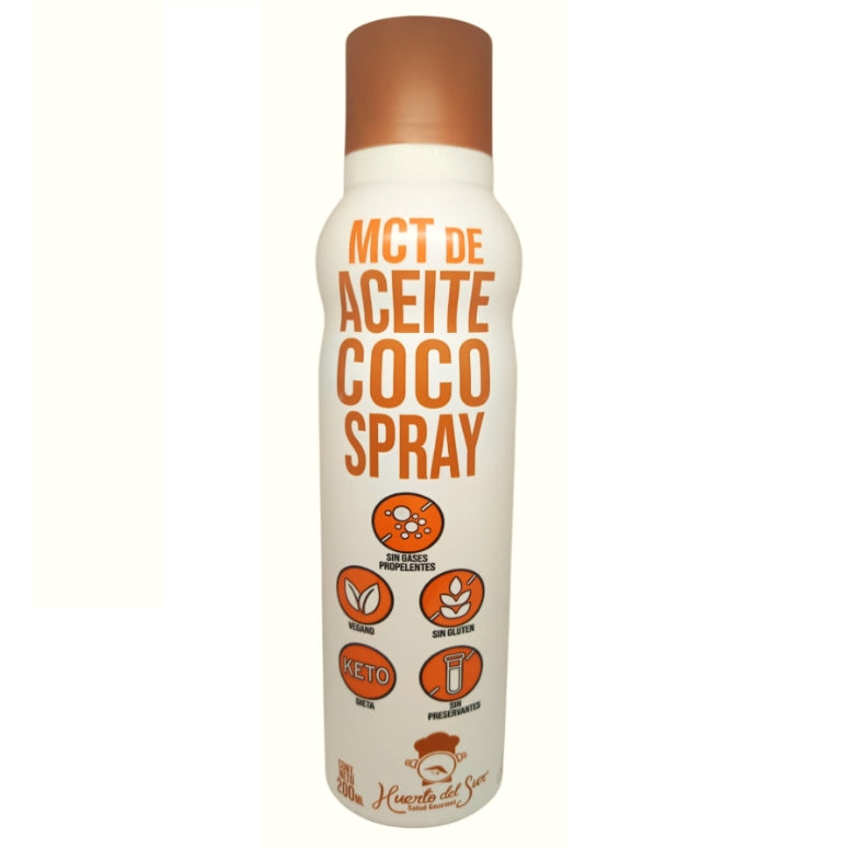 Aceite de coco en spray Huertos del sur 200ml - Rincón Nativo